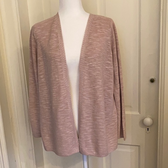 J. Jill | Sweaters | J Jill Pink Heather Cardigan New With Tags So ...